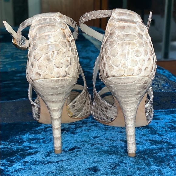 Alexandre Birman | Shoes | Alexandre Birman Python Stiletto Sandals Sz ...